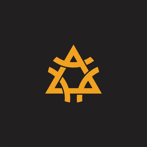 Triangle Linked Curves Line Geometric Flat Simple Logo Vector 27970007 Vector Art At Vecteezy