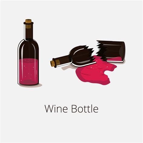 Broken Alcohol Bottle Over 1886 Royalty Free Licensable Stock