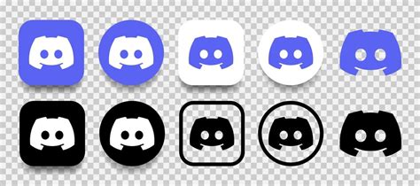 Discord 소셜 미디어 아이콘 벡터 프리미엄 벡터