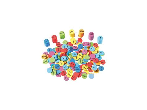 Learning Resources Lrnler5215 Place Value Disks 280 Set Multi