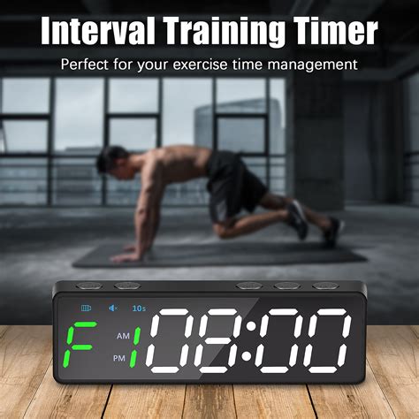Portable Gym Timer Interval Timer Workout Fitness Clock Countdown A Bd