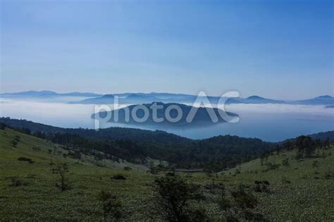 北海道美幌峠からの屈斜路湖 No 2968263写真素材なら写真AC無料フリーダウンロードOK