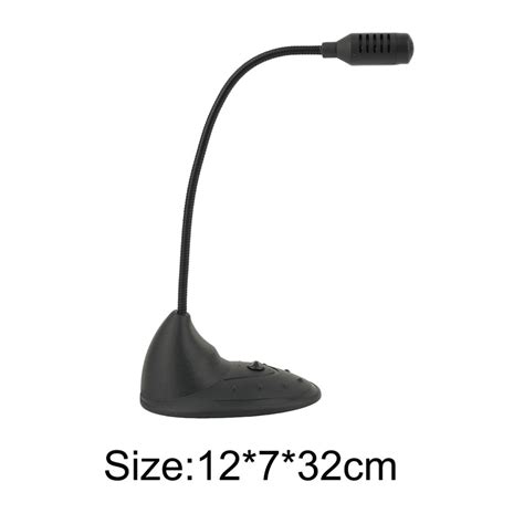 Microphone Cổ Ngỗng Nhỏ Gọn Cho Máy Tính T21 Tiki