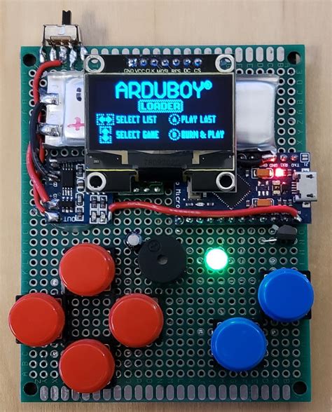 Ardubigboy Was My Homemade Pro Micro Ssd1309 With Flash Cart