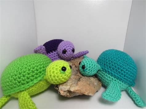 Crochet Turtle Plush Pattern Etsy