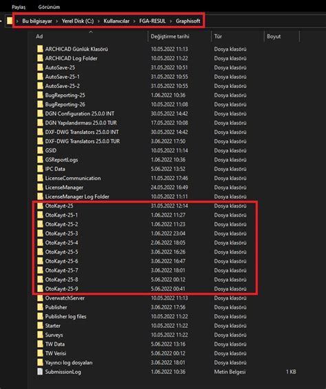 Archicadde Geçici Belge Yaratılamıyor Hatasının Çözümü Cannot Create