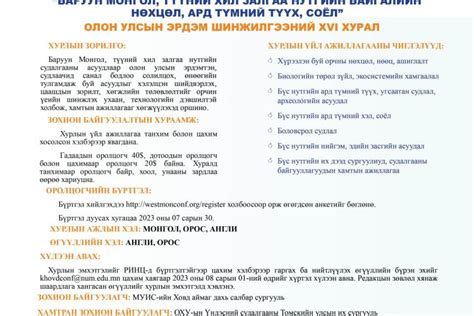 Монгол Улсын Их Сургууль МУИС Мэдээ мэдээлэл