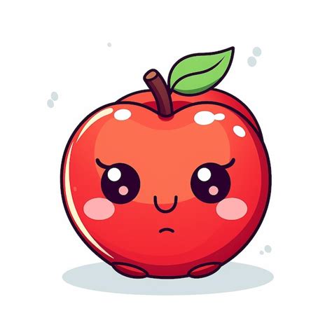 Premium Photo Apple Character