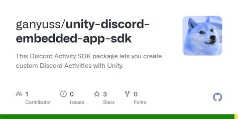 Github Ganyuss Unity Discord Embedded App Sdk This Discord Activity