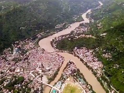 Aerial View Of Rain Hit Himachal Pradesh As Monsoon Fury Continues