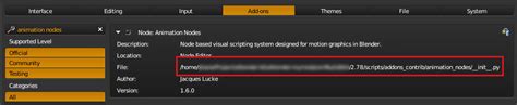 Python Trying To Install Animation Nodes How To Make Blender Forget