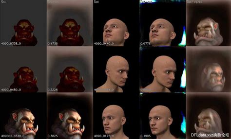 【兽人族】【liae 512 Head】带模型、xseg模型、素材 Deepfacelab