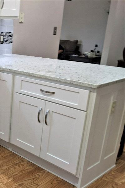 White Shaker Style Kitchen Cabinets Cabinet Makeovers On A Budget