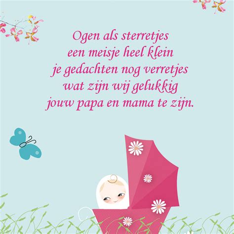 Kaartmix Geboortekaartjes Geboorte Gedichtje Ogen Als Sterretjes