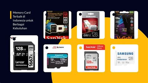 Memory Card Terbaik Di Indonesia Untuk Berbagai Kebutuhan
