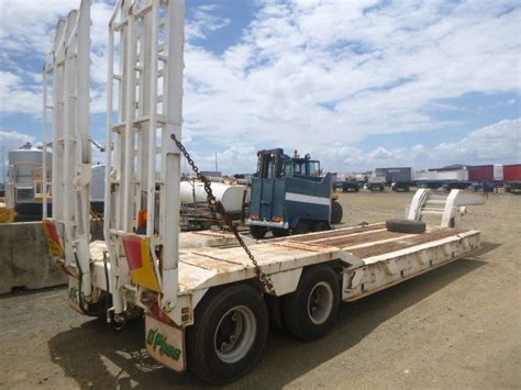 1974 Steco Semi Low Loaderplatform Trailer Jthfd5046135 Just Trucks