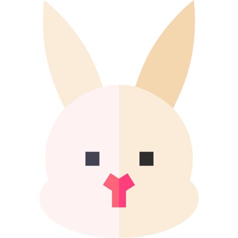 Rabbit Basic Straight Flat Icon