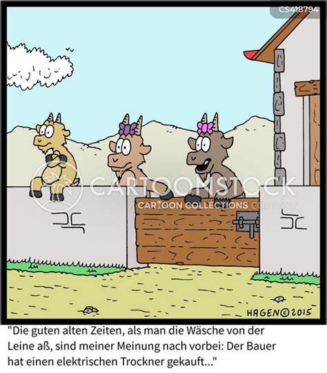 Cartoons Und Karikaturen Mit Elektrischer Trockner