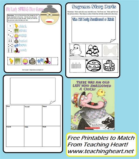 She Swallowed A Chick Yes She Did Classroom Freebies