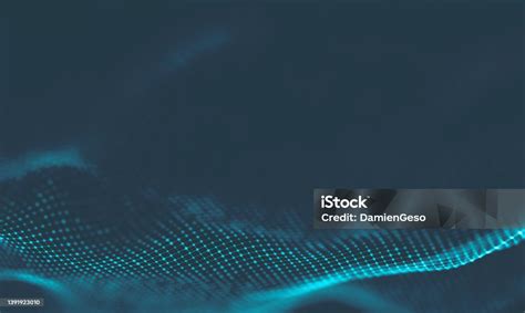 추상적 인 음악 배경 빅 데이터 파티클 흐름 시각화 과학 인포그래픽 미래 일러스트레이션 음파 사운드 시각화 3차원 형태에 대한 스톡 벡터 아트 및 기타 이미지 Istock