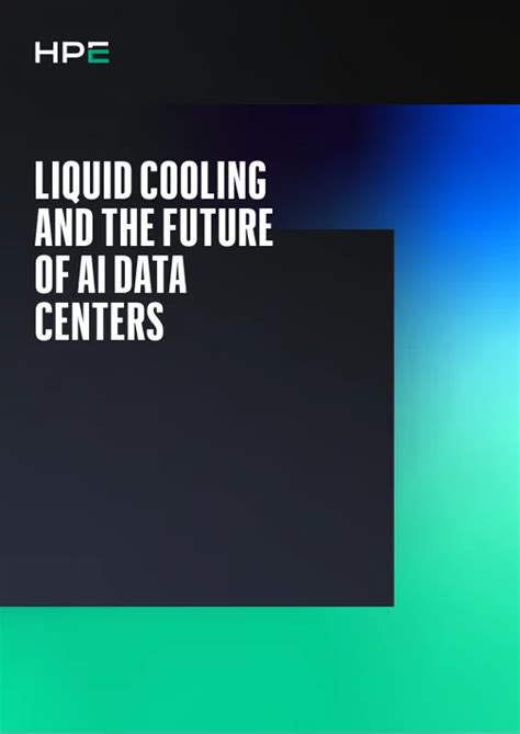 Liquid Cooling Solutions For Hpe Proliant Compute Servers