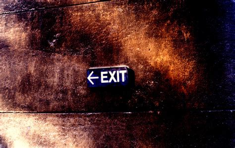 Exit Looking For The Exit Paul Bence Flickr
