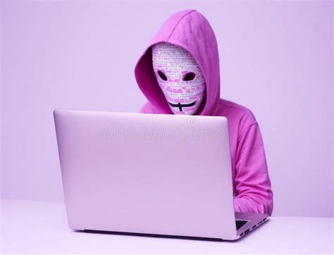 Anonymous Hacker With Mask Concept Of Hacking Cybersecurity