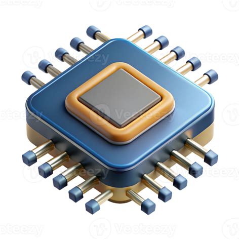 Breathtaking Memorable Microchip With Intricate Circuitry With