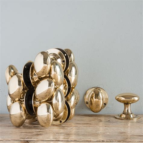 Brass Oval Door Knobs Door Furniture And Brassfoundry Lassco