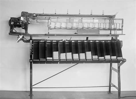 Tabulating Machine Used In The 1920 Photograph By Everett