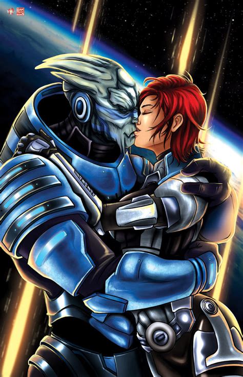 Mass Effect Garrusfemshep By Wil Woods On Deviantart