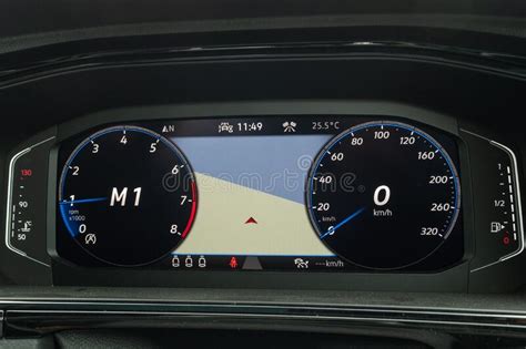 Volkswagen T Roc R 2022 Dashboard Editorial Stock Image Image Of
