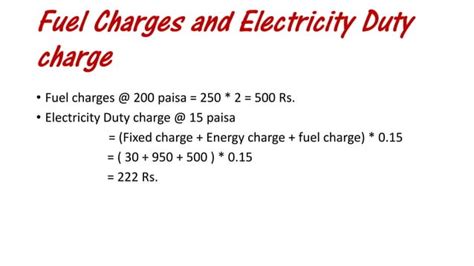 Calculate Electricity Bill PDF