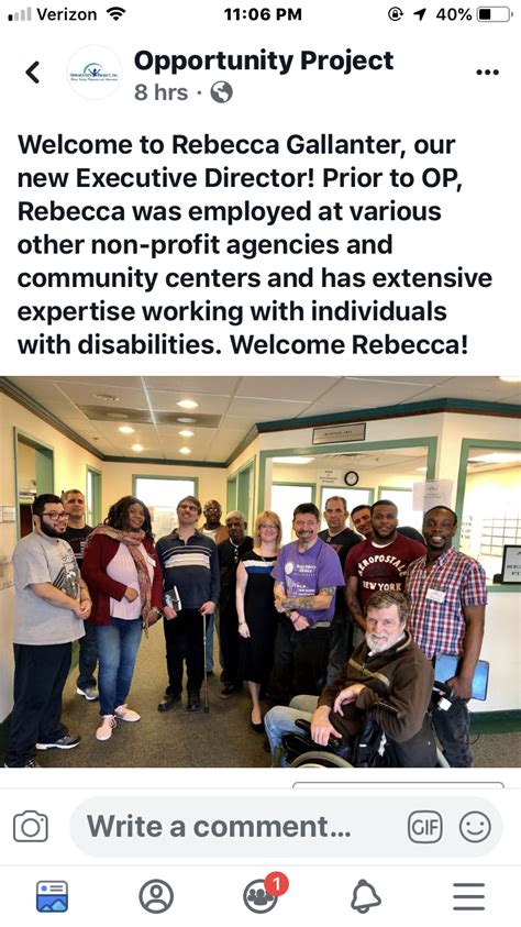 Rebecca M Gallanter On Linkedin Thank You Opportunity Project For