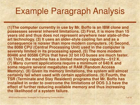 PPT Analyzing Paragraph Structure PowerPoint Presentation Free