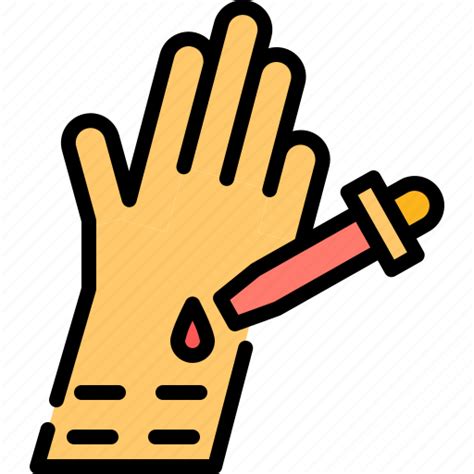 Skin Prick Test Allergy Screening Diagnosis Forearm Icon