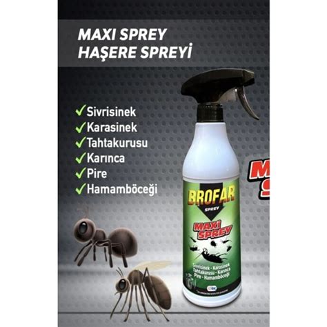 Brofar Maxi Sprey 450 Ml Sivrisinek Kara Sinek Tahta Kurusu Karınca Pire Hamam Böceği Brofar Maxi Sprey 450 Ml Sivrisinek Kara Sinek Tahta Kurusu Karınca Pire Hamam Böceği