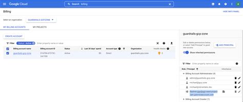 Add Procedure For Manually Adding The Terraform Sa As Billing Account Administrator On Billing