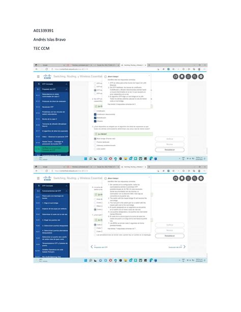 Cisco Cap 5 From Netacad Docsity