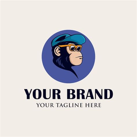 Premium Vector Monkey Mascot Logo Design