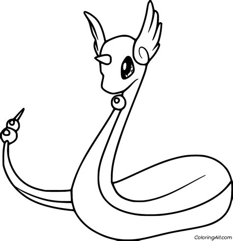 Dragon Pokemon Coloring Pages 55 Free Printables Coloringall
