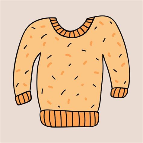 Premium Vector Hand Drawn Vector Sweater