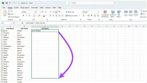 أفضل 6 طرق للجمع بين الاسم الأول واسم العائلة في Microsoft Excel أحلى