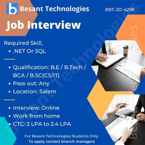 Besant Technologies On Linkedin Sql Dotnet Placements Itjobs