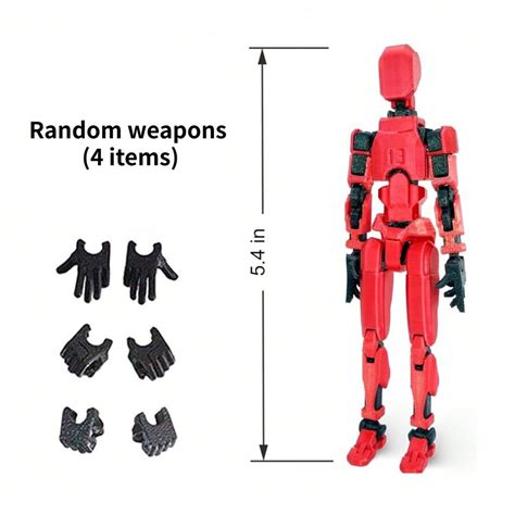 Titan 13 Action Figure T13 Action Figure 3d Printed Multi Jointed