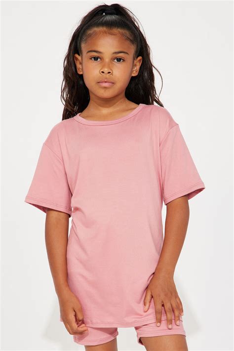 Mini Weekend Vibes Short Set Ii Rosette Fashion Nova