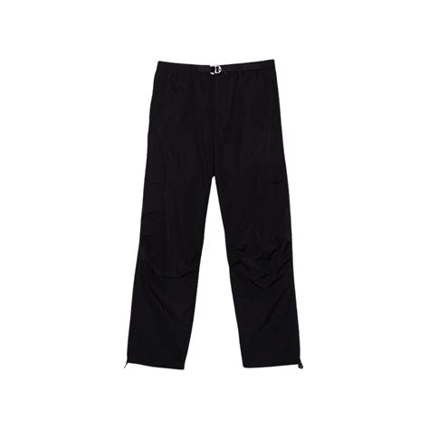 라코스테 릴렉스드 핏 방수 트랙 팬츠 블랙 Lacoste Kream