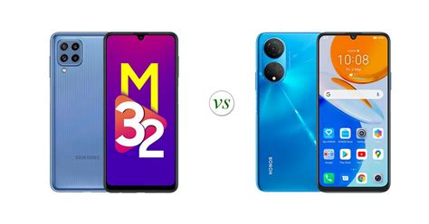 Samsung Galaxy M32 Vs Honor X7 Side By Side Specs Comparison