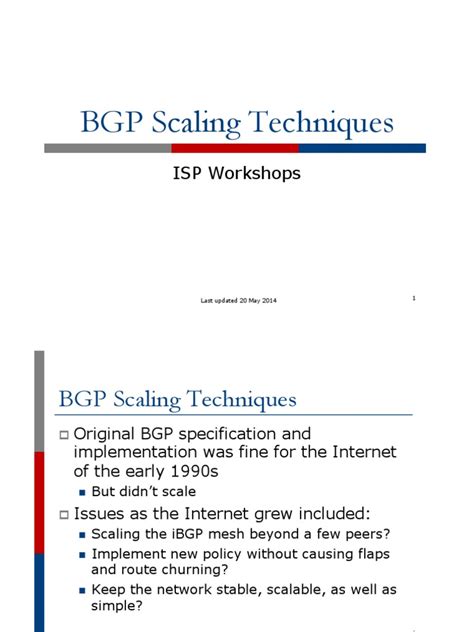 Bgp Scaling Techniques Pdf Digital Technology Computing