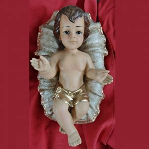 Menino Jesus Solto Na Manjedoura Em Resina 22cm Imagens Brasil Ltda
